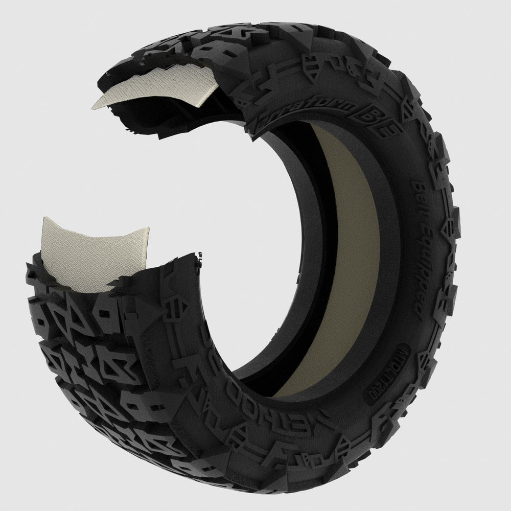 1/7, 1/8 Short Course Belted Tires on Switch 17mm Hex (2pcs, Glued)