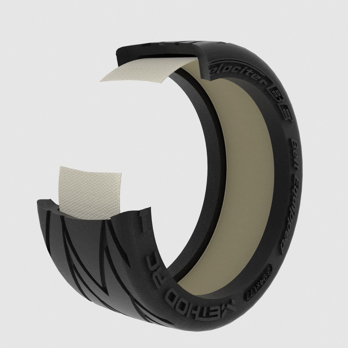 Velociter Belted 1/7th On-Road Tires on Hive 17mm Hex Wheels,45/100 (2