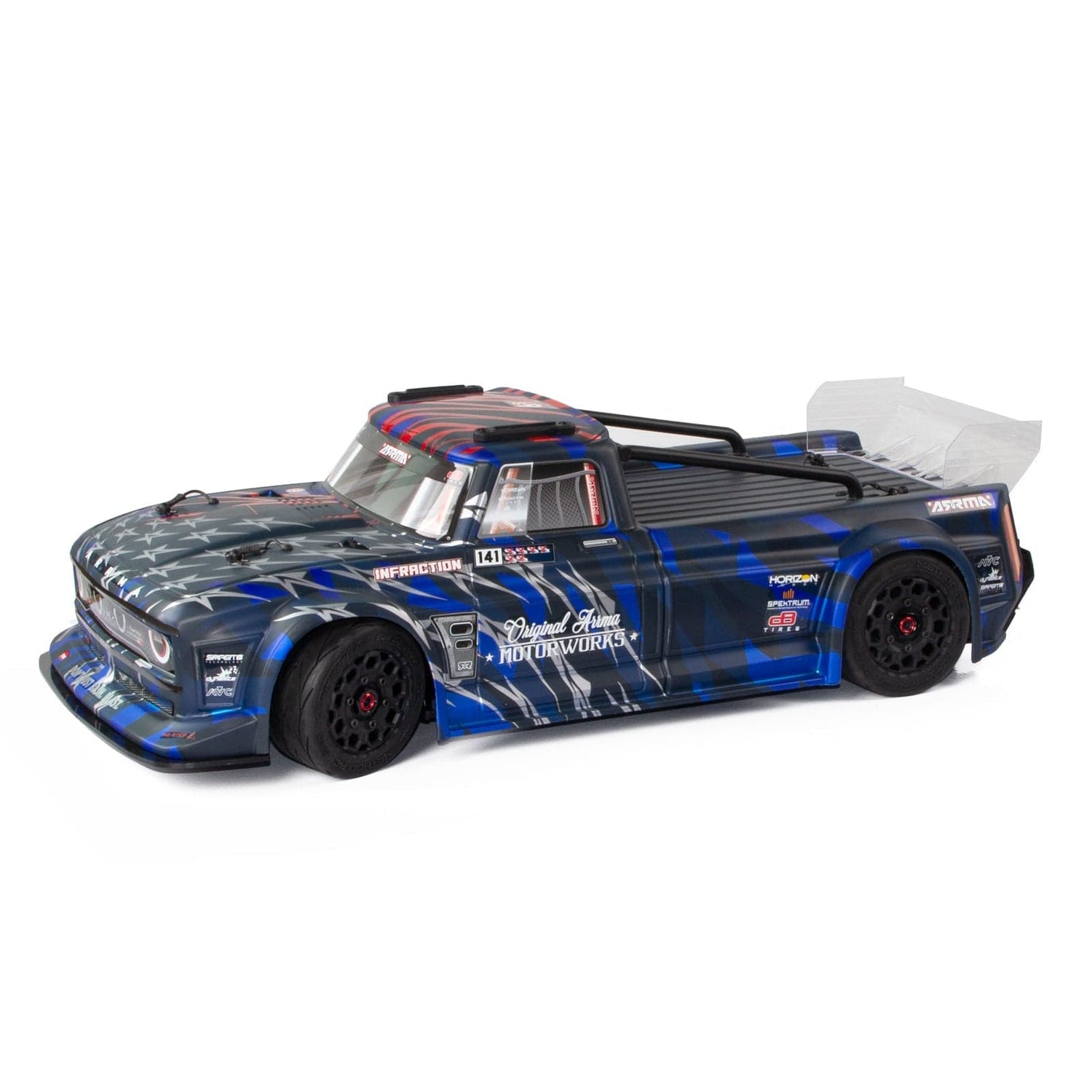 Velociter Belted 1/7th On-Road Tires on Hive 17mm Hex Wheels,45/100 (2