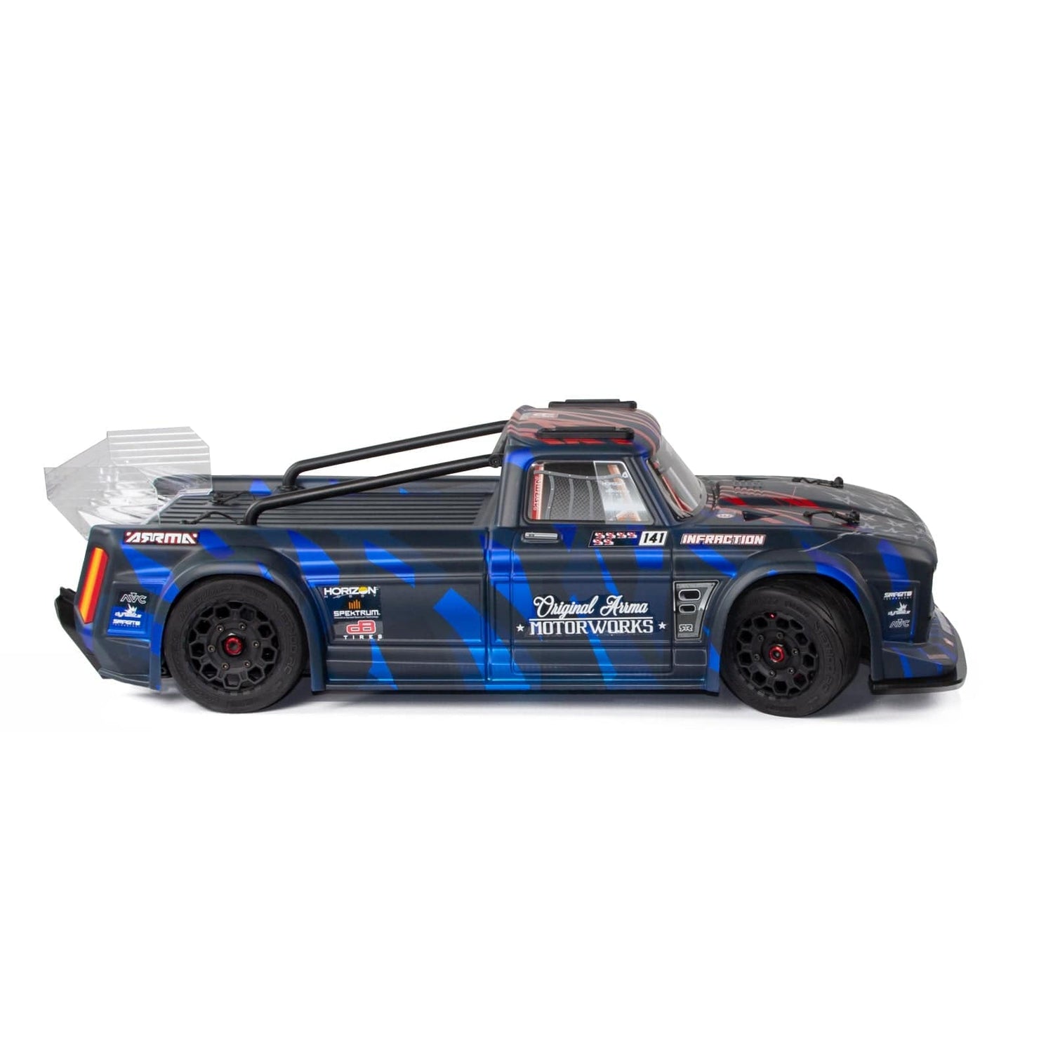 Velociter Belted 1/7th On-Road Tires on Hive 17mm Hex Wheels,45/100 (2