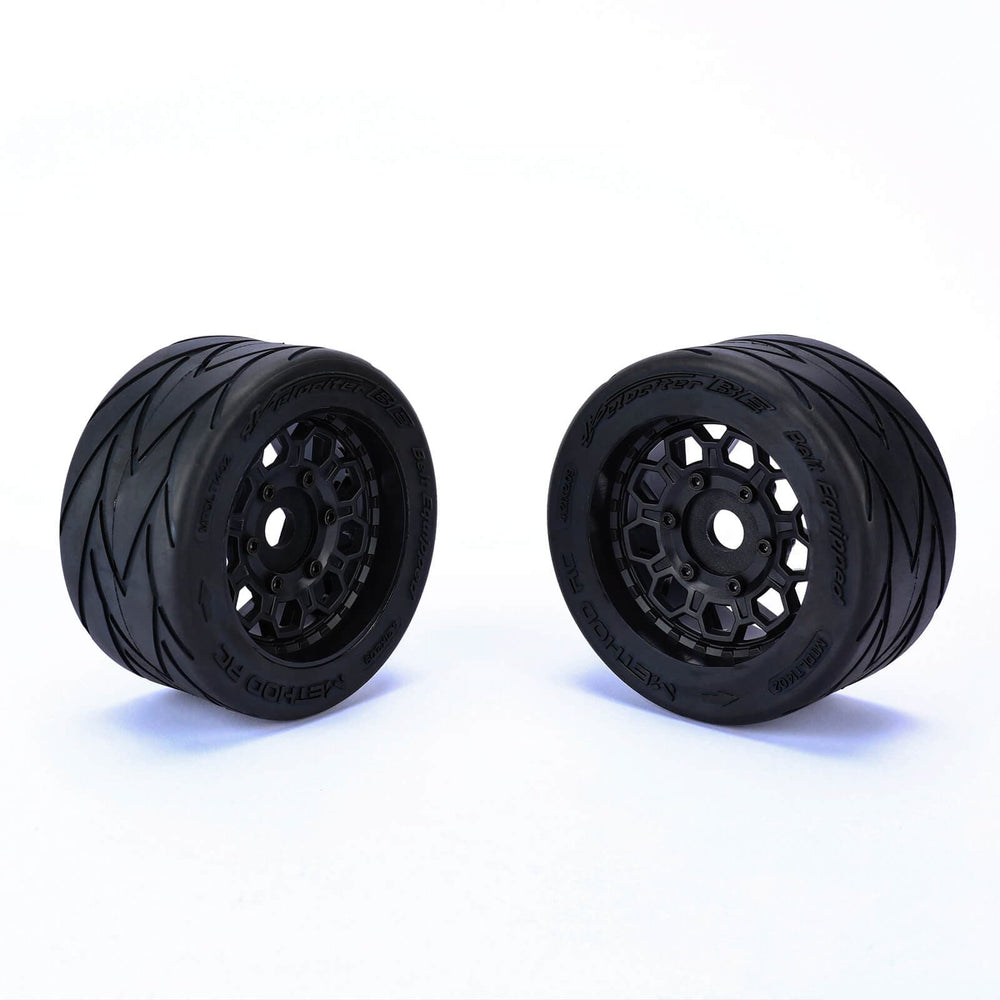 Velociter Belted 1/7th On-Road Tires on Hive 17mm Hex Wheels, Felony R