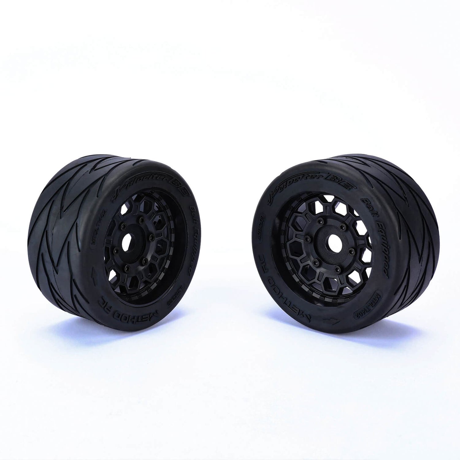 Velociter Belted 1/7th On-Road Tires on Hive 17mm Hex Wheels, Felony R
